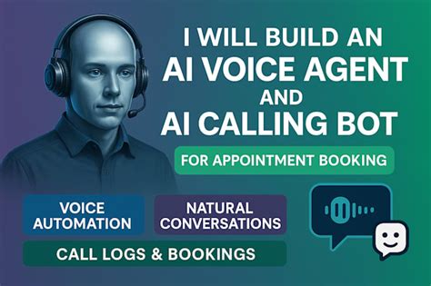 Build Ai Agent Ai Voice Agent Ai Calling Agent For Appointment Agent