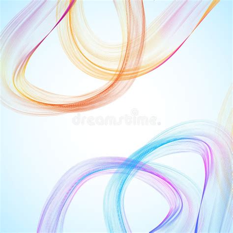 Abstract Colorful Background With Wave Stock Vector Illustration Of