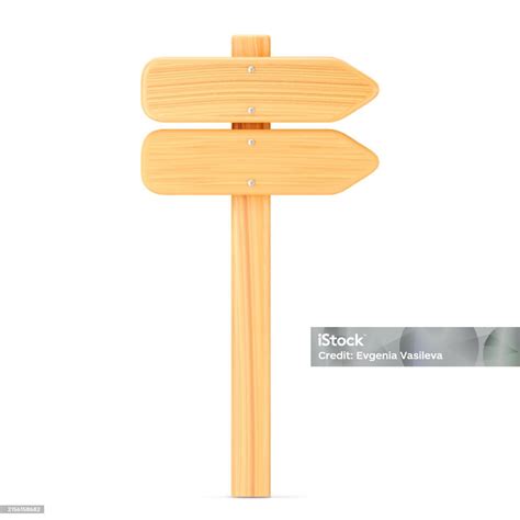 흰색 배경에 고립 된 3d 나무 화살표 방향 도로 표지판입니다 오른쪽 방향과 거리 일방통행 개념에 대한 나무 화살표 교차로 표지판의 렌더링 3d 만화 간단한 벡터 일러스트