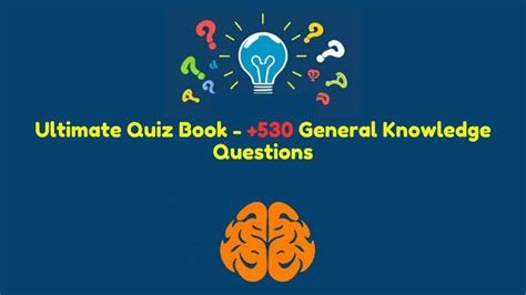 Ultimate Quiz Book 500 General Knowledge Questions