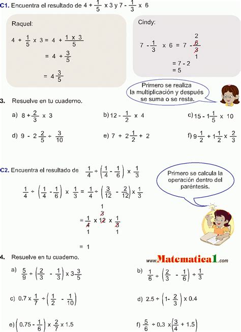 CombinaciÓn De Fracciones Y NÚmeros Decimales Ejemplos Resueltos De