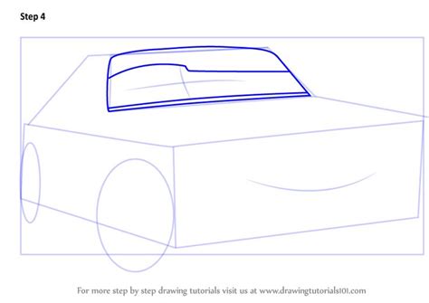 Learn How To Draw Sterling From Cars 3 Cars 3 Step By Step Drawing