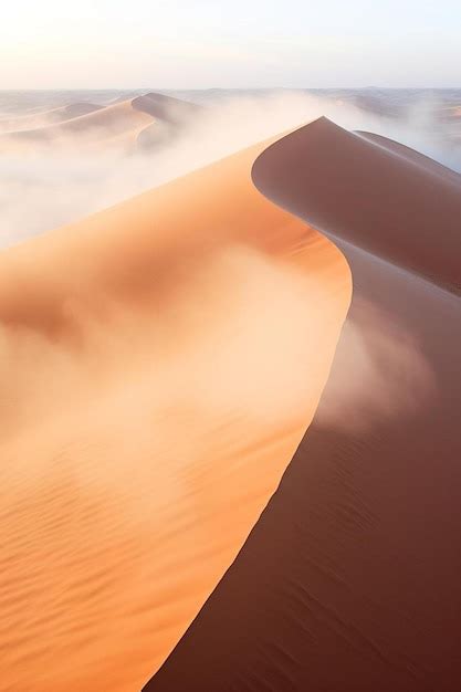 Premium Photo A Sand Dune With A Sand Dune In The Background