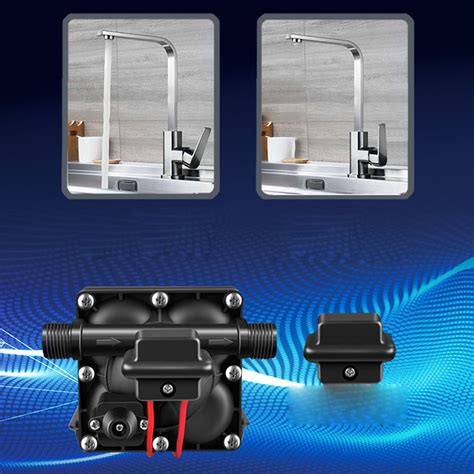 워터펌프 12v 직류 저소음 물펌프 캠팽카 가정용 농업용 다이어프램펌프 Q1082514 Jiktem