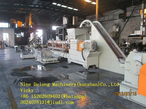 Carbon Black Colour Masterbatch Granulator M110 Jzd150 Jdl China