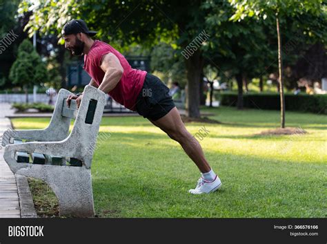 Man Doing Push Ups Image Photo Free Trial Bigstock