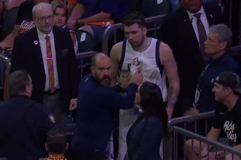 Luka Doncic Held Back From Suns Fan After Reckless Taunt