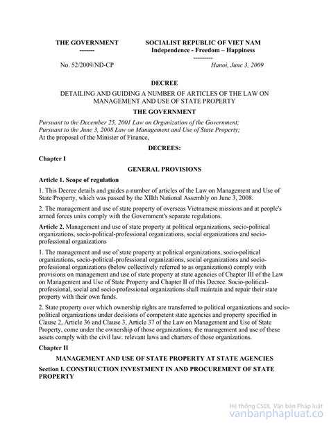 Decree No ND CP Of June Detailing And Guiding A