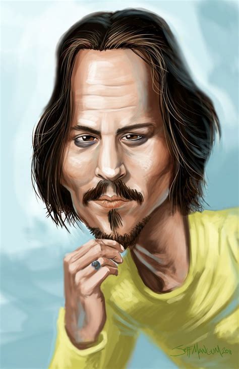 Johnny Depp By Jeff Mangum For More Great Pins Go To Kaseybellefox
