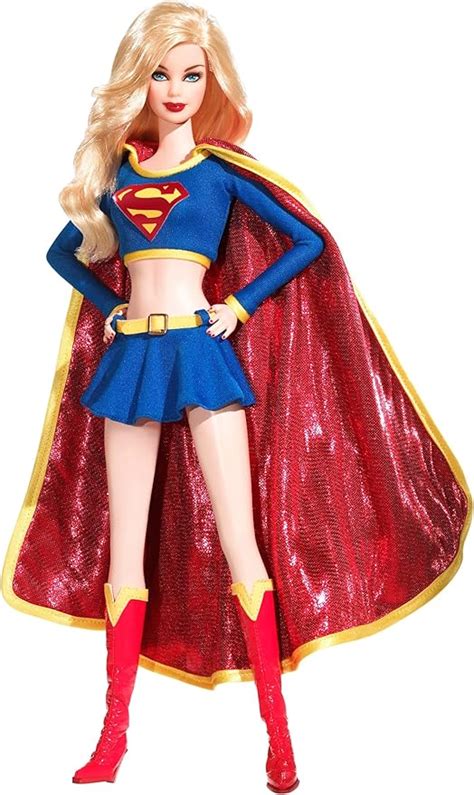 Barbie 2008 Collector Supergirl Doll Collectible Silver