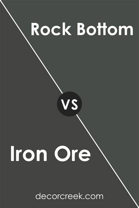 Iron Ore Sw 7069 Vs Rock Bottom Sw 7062
