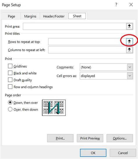 Page Setup Blog Tutorial Microsoft Excel