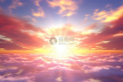 黄昏时美丽的云层高清图片下载 正版图片600431248 摄图网