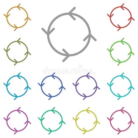 Arrow Icon Simple Thin Line Outline Vector Element Of Arrow Icons Set