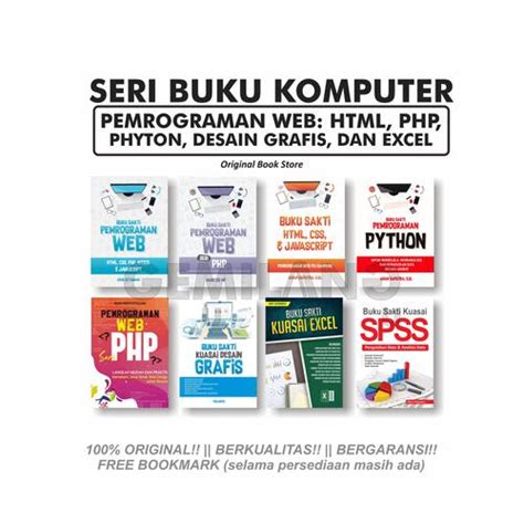 Jual Buku Sakti Pemrograman Web HTML CSS PHP MYSQL Javascript Python Kab Sleman