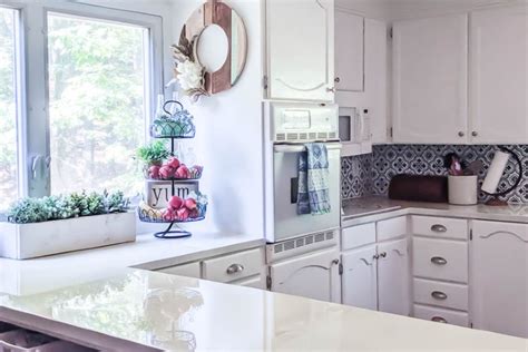 Painted Kitchen Countertops Before After Juameno