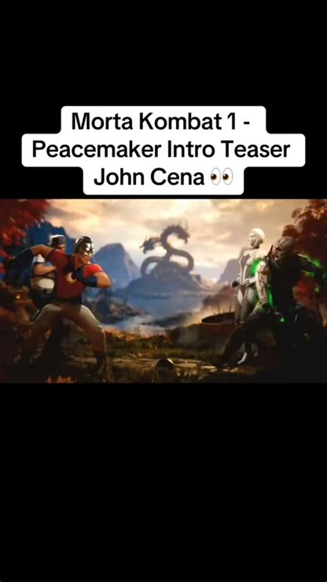 Mortal Kombat 1 Peacemaker Intro Teaser John Cena 👀 R Vicio