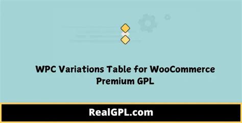 Wpc Variations Table For Woocommerce Premium Gpl V380 Real Gpl