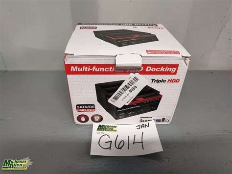 Multi Function HDD Docking Station Qty 1 Michener Allen Auctioneering Ltd