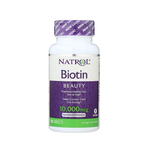 Natrol Biotin Fast Dissolve 10000mcg 100 Tablets
