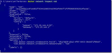 Windows Container Networking Part Configuring NAT Sysops