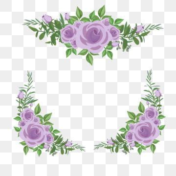 Gambar Bingkai Bunga Ungu 56 Koleksi Gambar
