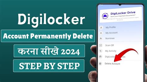 Digilocker Account Delete Kaise Kare How To Delete Digilocker Account Digilocker Delete