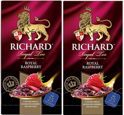 Напиток чайный Richard Royal Raspberry гибискус и малина 25пак, 2 шт ...