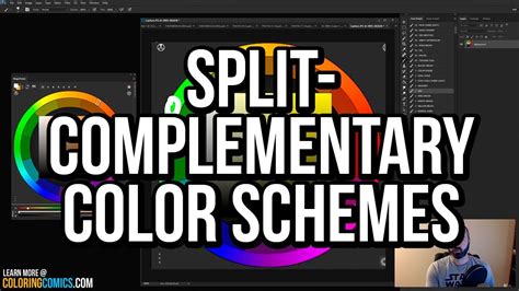 What Are Split Complementary Color Schemes A Photoshop Comic Book