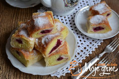 Pita Sa Višnjama I Pudingom Od Vanile Moje Grne Pita Sa Višnjama I