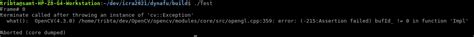 Dynafu Opengl Cpp Assertion Error Issue Opencv Opencv Contrib GitHub