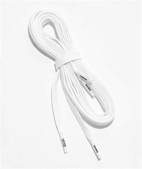 Vans 45 White Shoe Laces Zumiez