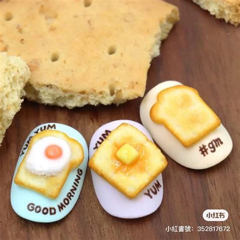 用看的就餓了♡第二彈各國美食「食物系美甲」圖鑑大集合！超擬真日本料理、軟萌法式吐司