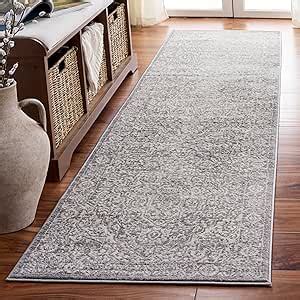 Safavieh Brentwood Collection 2 X 8 Light Greyivory