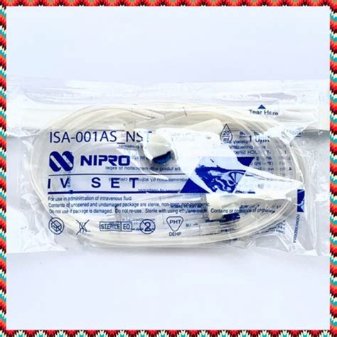 ชด IV Set Nipro ชดสายใหนำเกลอ สายนำเกลอ Infusion set Shopee Thailand