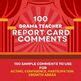 Drama Report Card Comment Suggestions By Much Ado About Drama
