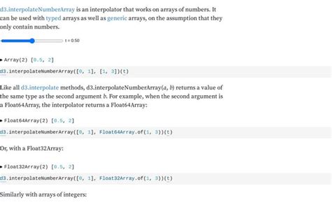 D3 Interpolate D3 Observable