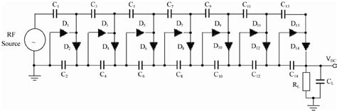 Schematic Of 7 Stage Voltage Multiplier Download Scientific Diagram