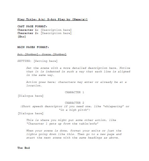 The Simple Guide To Formatting A Stage Play Script By Emily Stepp