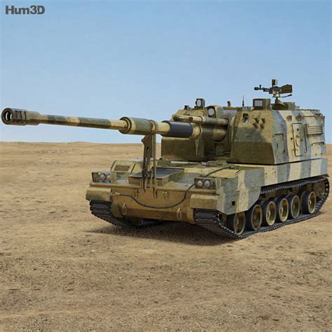 Plz 05 Self Propelled Howitzer 3d Model Military On Hum3d