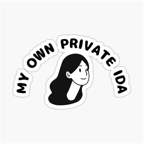 My Own Private Ida Movie Idaho Meme Parody Homage Sticker For Sale