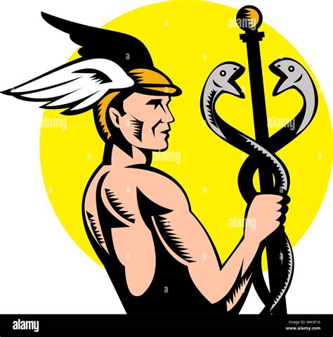 Roman God Mercury Symbol