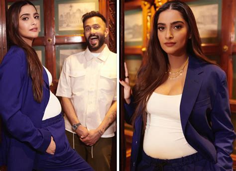Pregnant Sonam Kapoor Makes First Appearance Post Announcement With