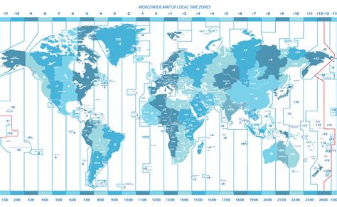 Map With Time Zones Senturinphone