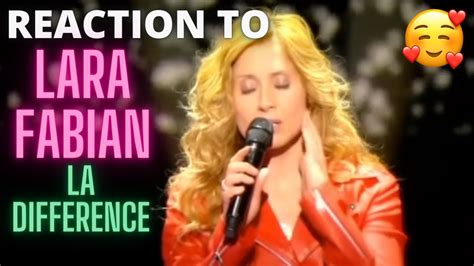 Reaction To Lara Fabian La Difference Youtube