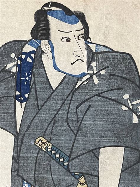 B Lagoon 真作 国貞画 雷庄九郎 本物 浮世絵 錦絵 木版画 中古 のヤフオク落札情報