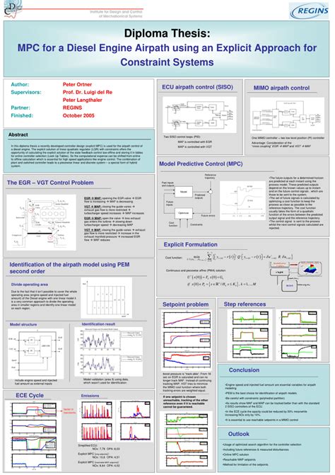 Pdf Mpc For A Diesel Engine Air Path Using An Explicit Approach For Constraint Systems