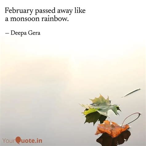 A Monsoon Rainbow Quotes Writings By Deepa Gera YourQuote