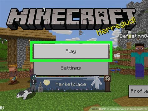 4 Ways To Join Servers In Minecraft Pe Wikihow