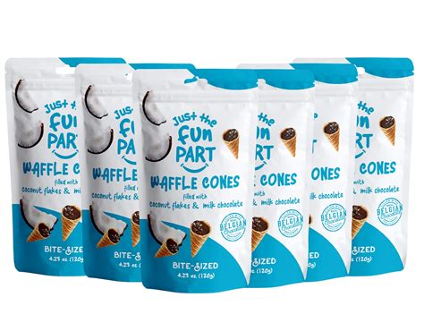 Just The Fun Part Bite Size Crispy Mini Waffle Cones